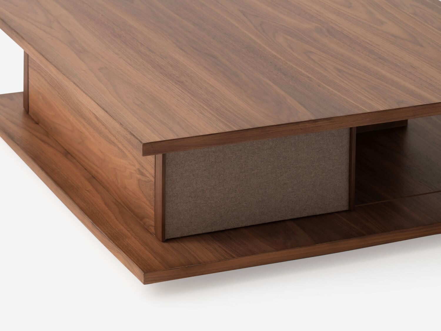 Plank Square Coffee Table | Contemporary Coffee Tables | EQ3