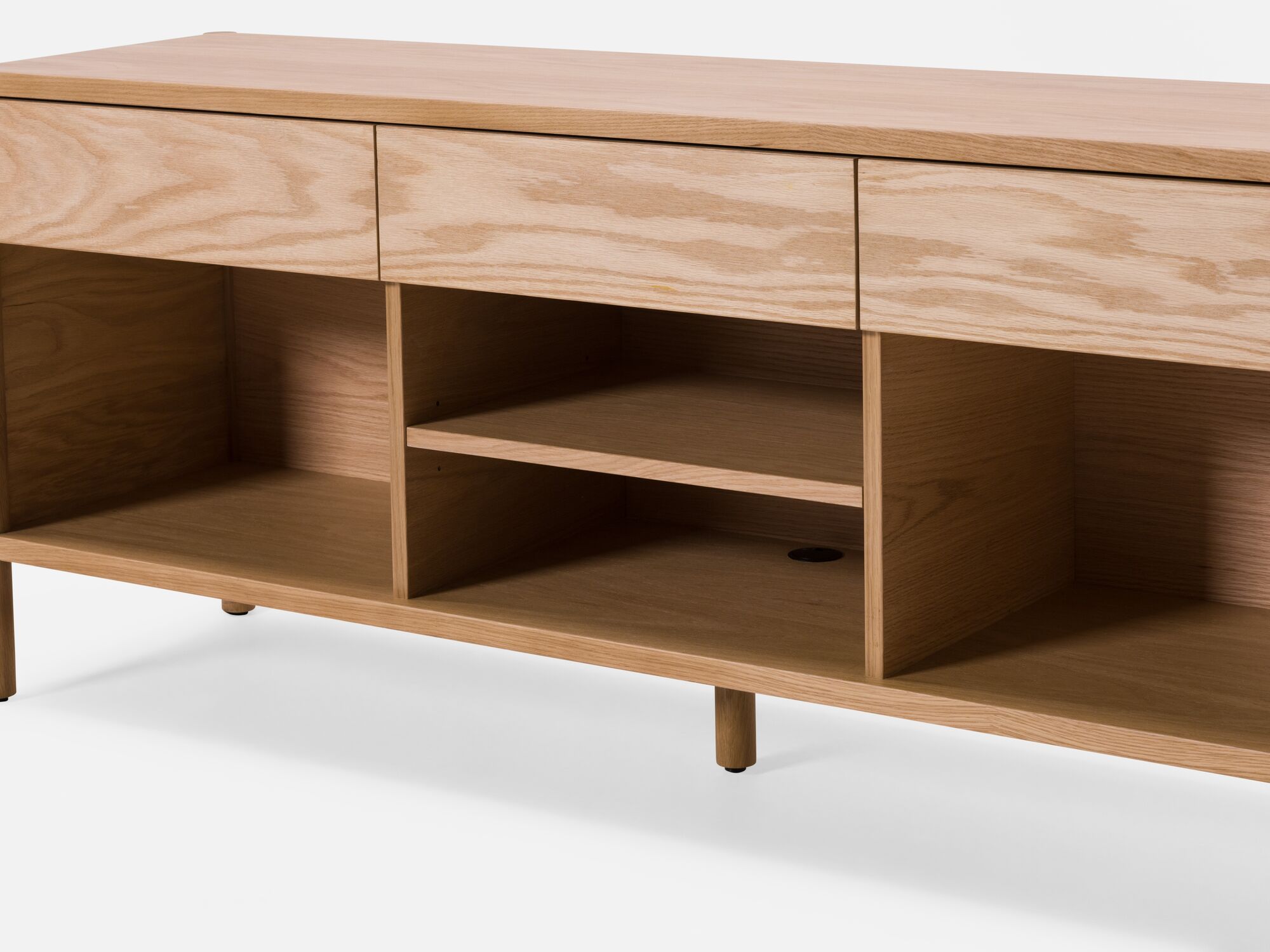 Monarch Media Unit | Mid Century Inspired Media Storage