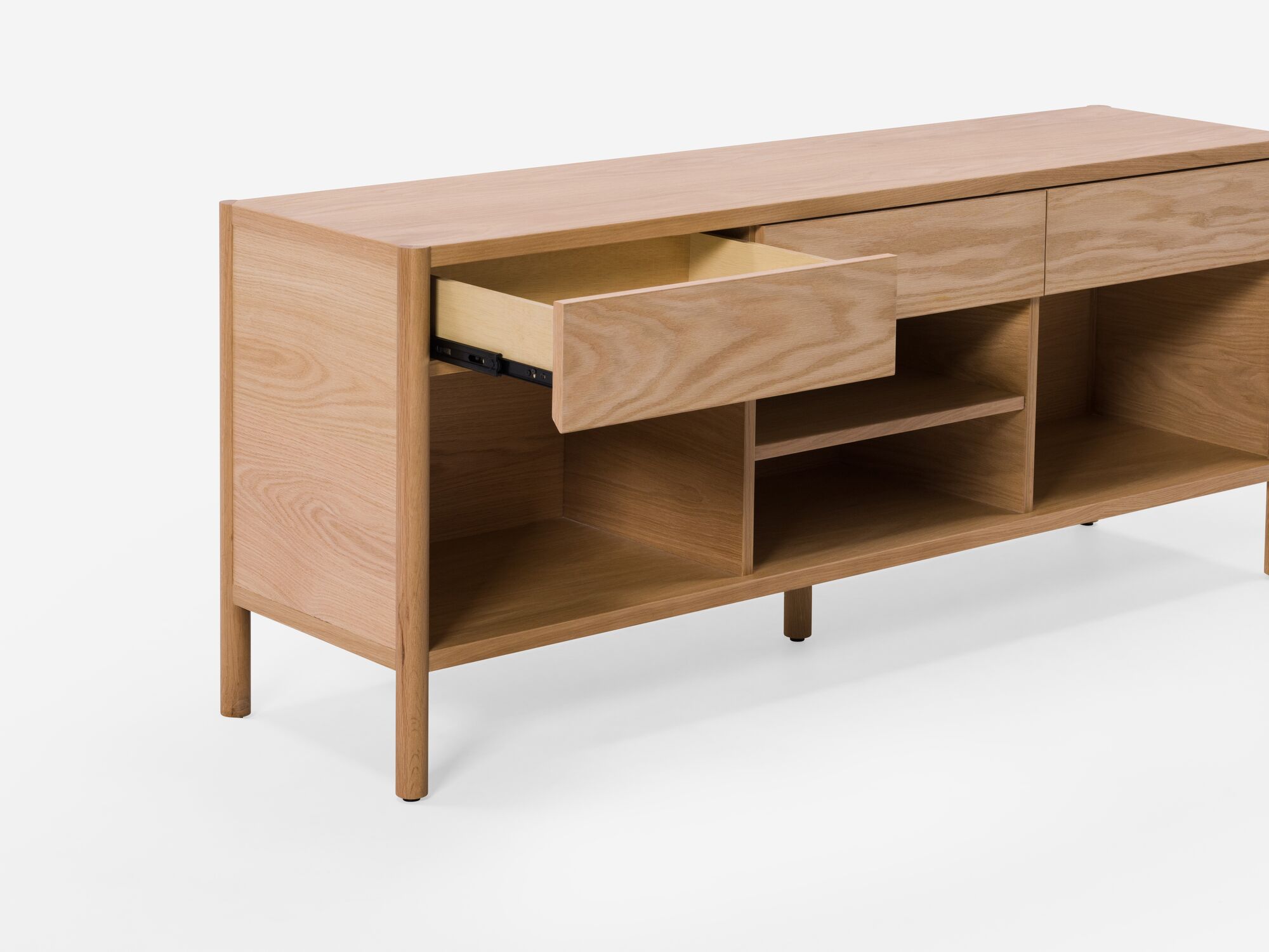 Monarch Media Unit | Mid Century Inspired Media Storage
