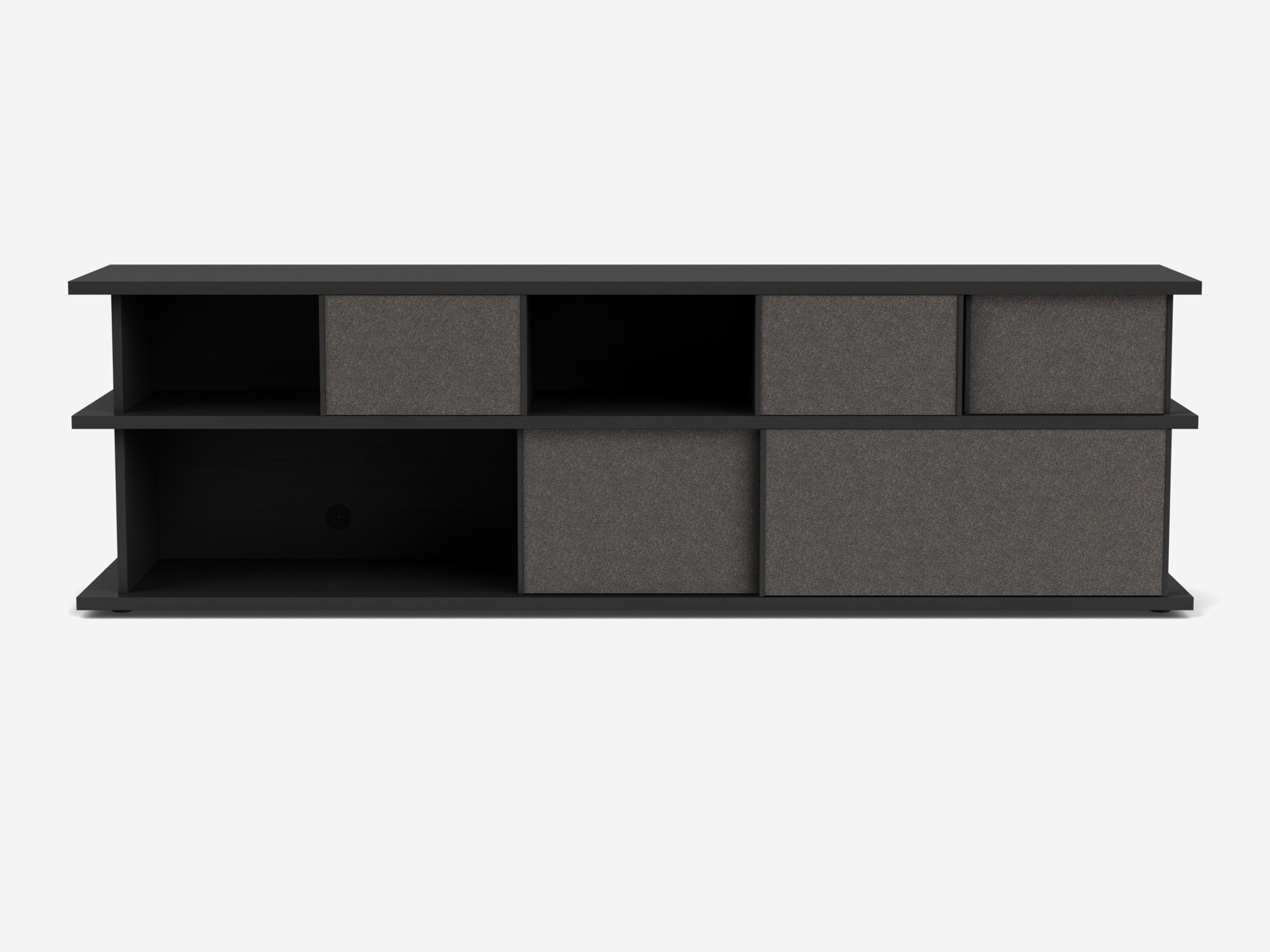 Plank Tall Media Unit | Mid Century Media Console | EQ3