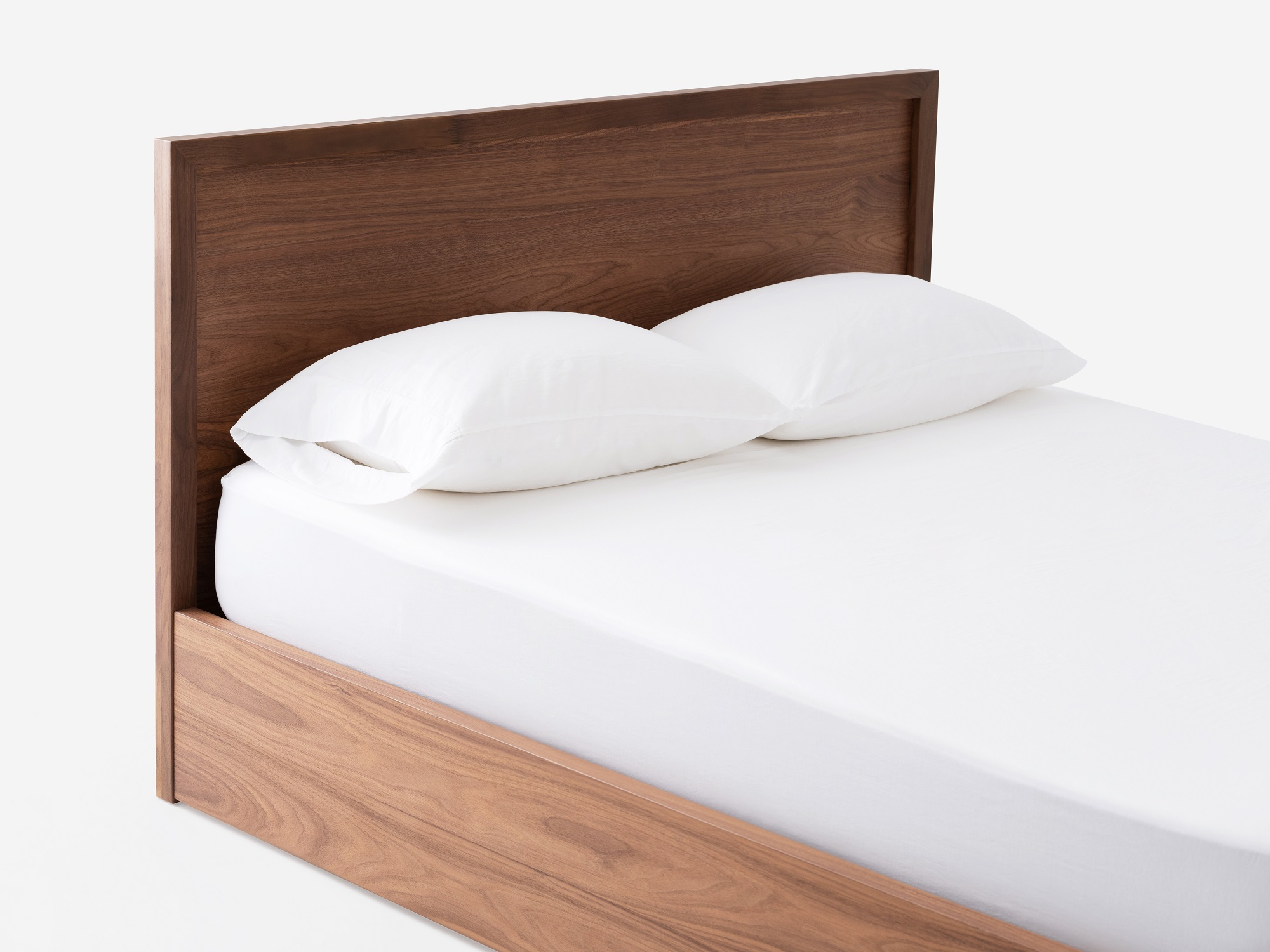 EQ3's Marcel Lift Bed | Walnut or Oak Modern Storage Bed