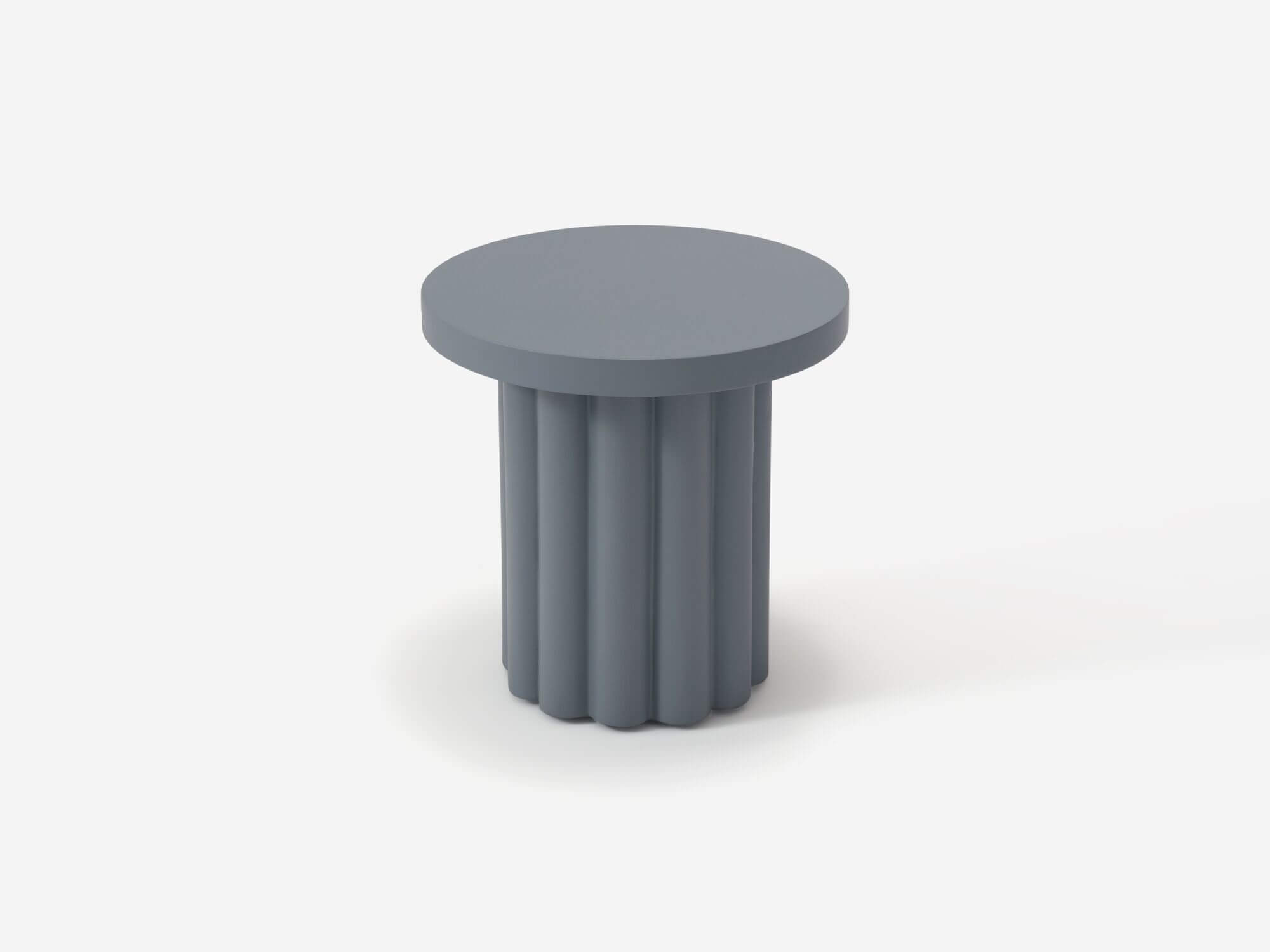 Sculptural Fluted End Table | EQ3