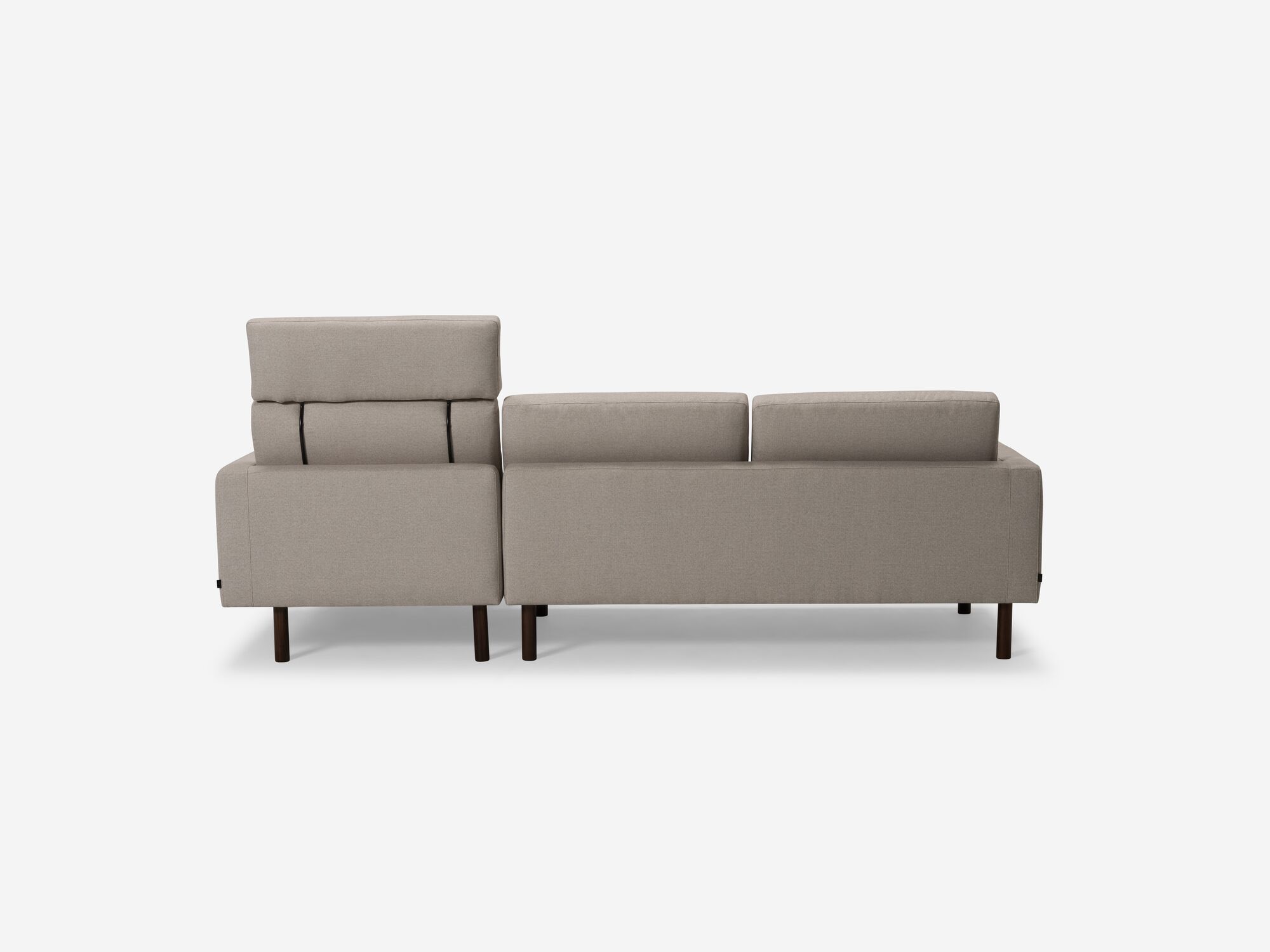 EQ3 Joan 2-Piece Sectional Sofa with Chaise | Mid Century Sectional Sofa