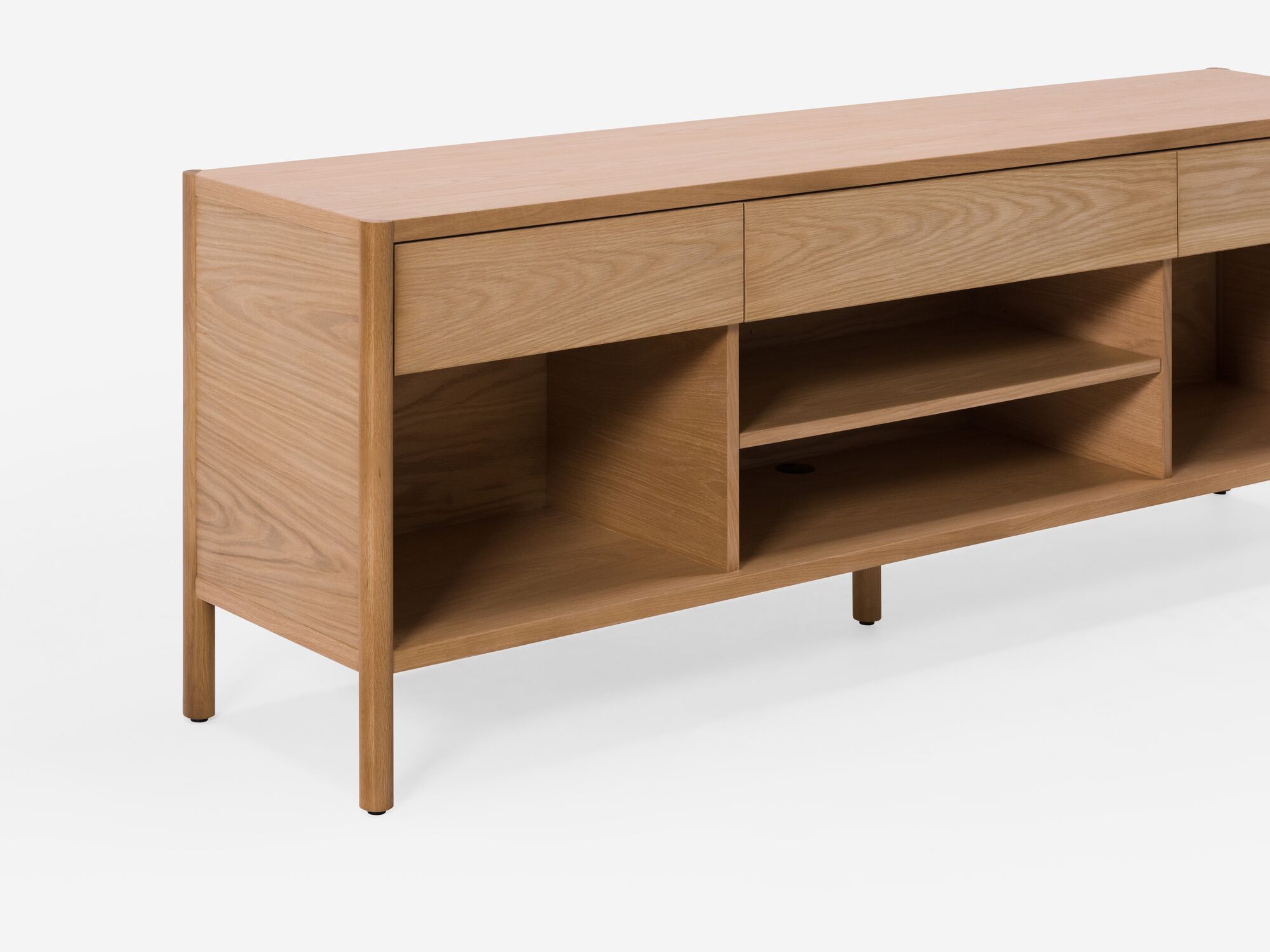Monarch Media Unit | Mid Century Inspired Media Storage