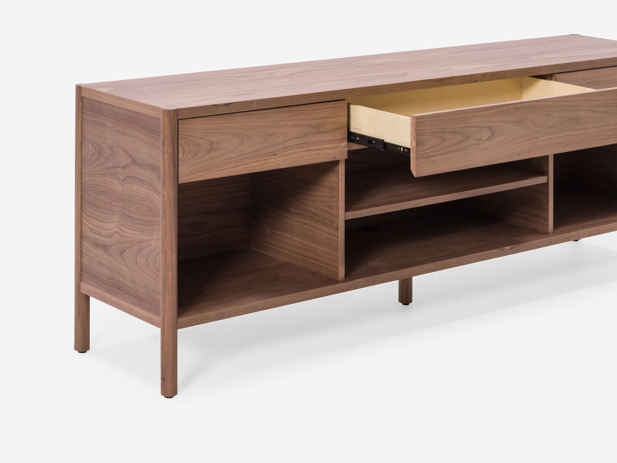 Monarch Media Unit | Mid Century Inspired Media Storage