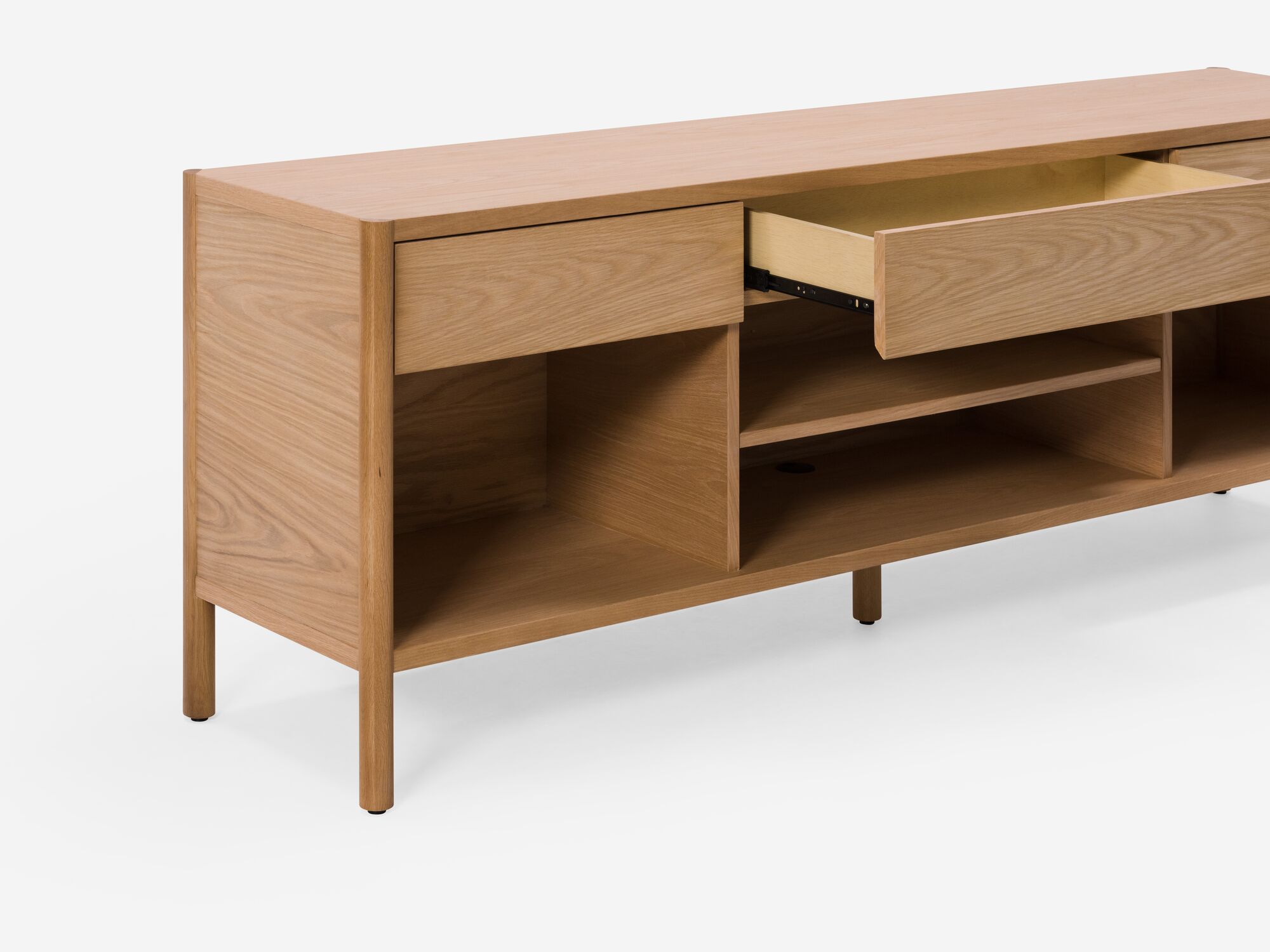 Monarch Media Unit | Mid Century Inspired Media Storage