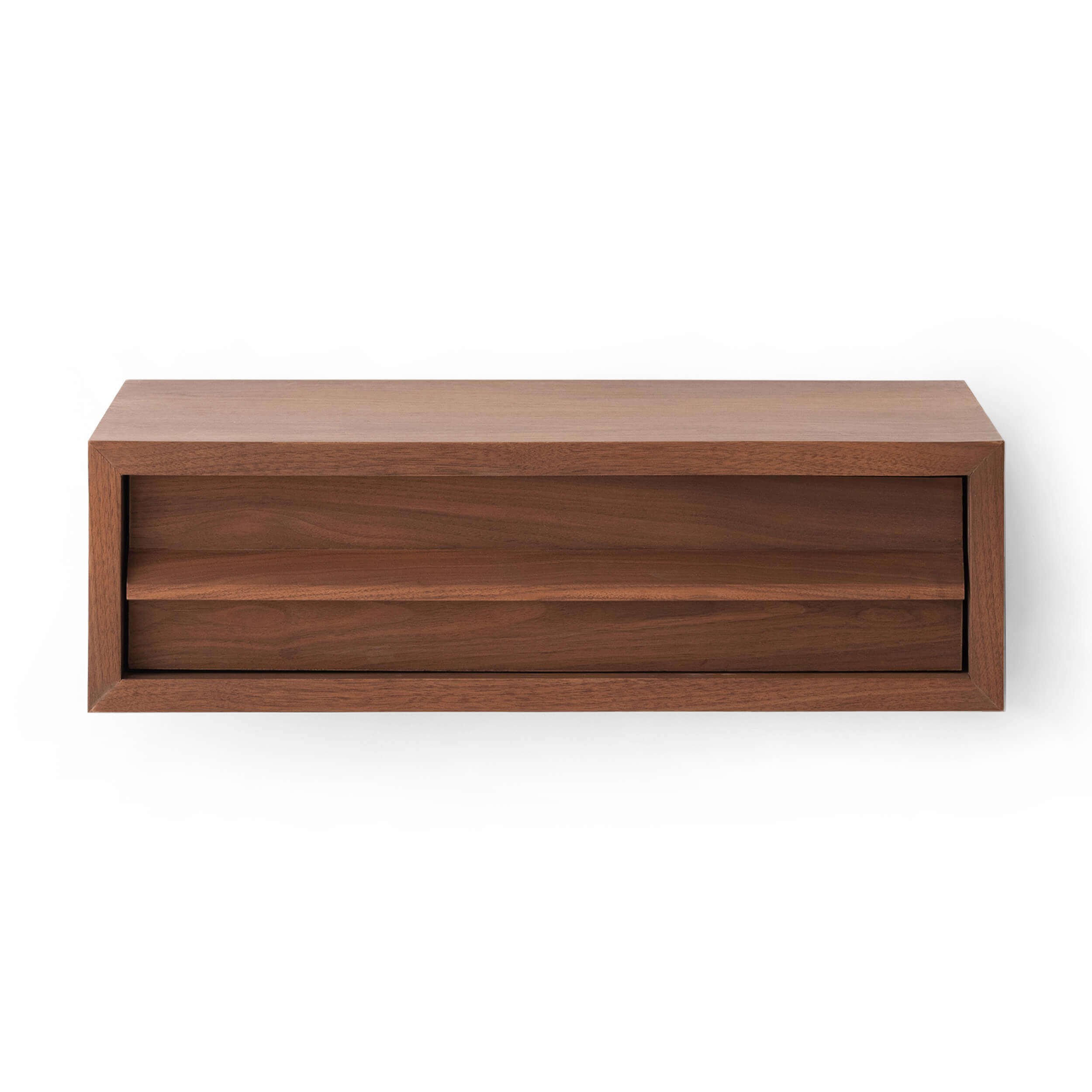 Walnut floating nightstand store